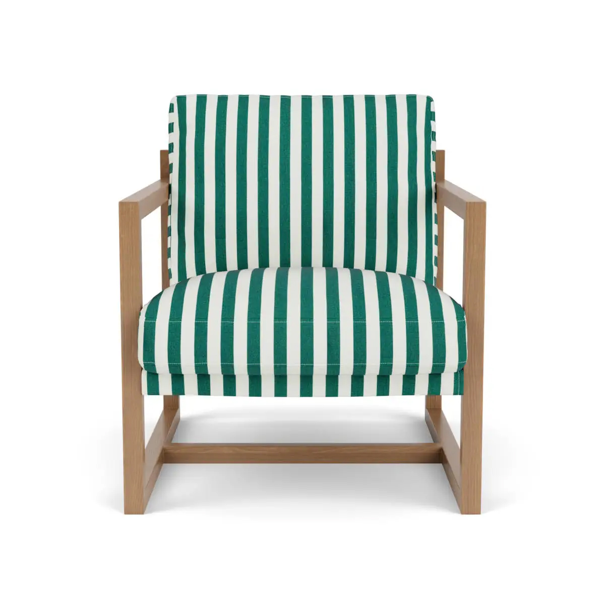 Sunbrella Mason Forest Green Indoor/Outdoor Fabric | AuthenTEAK