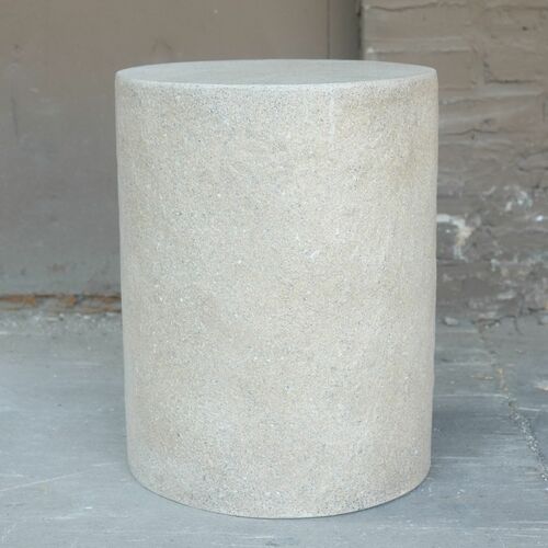 Zachary A. Design Dock 14" Round Stool | AuthenTEAK