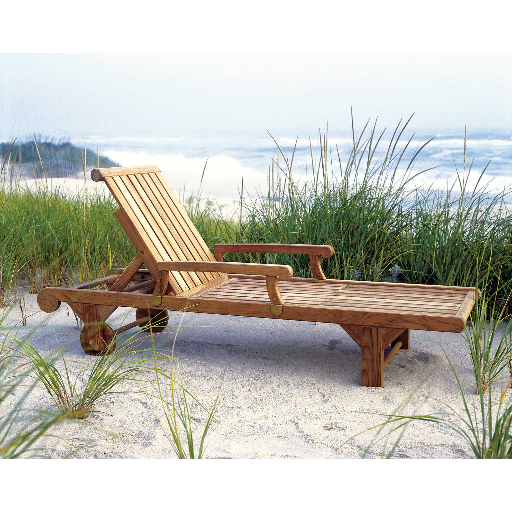Kingsley Bate Nantucket Chaise Lounge Replacement Cushion | AuthenTEAK