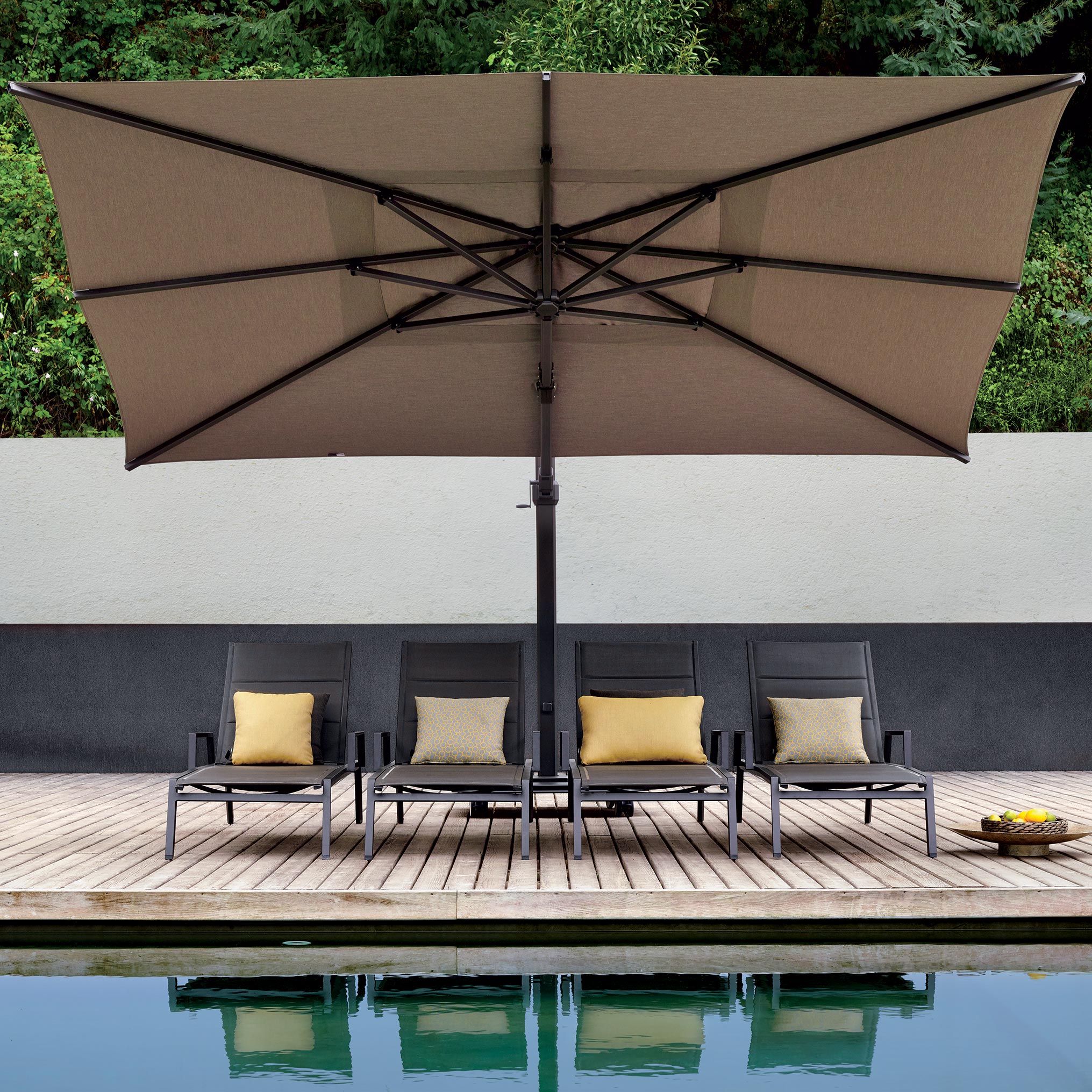 Jardinico Caractere 401 Sidepost 10' x 14' Rectangular Aluminum ...