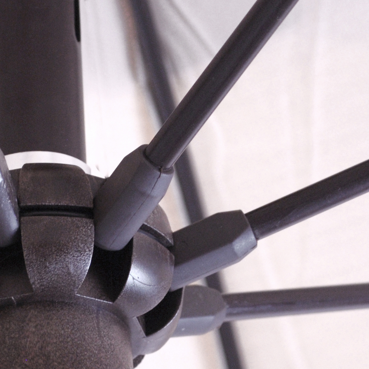 Galtech 9' Octagonal Aluminum Commercial Market Patio Umbrella | AuthenTEAK