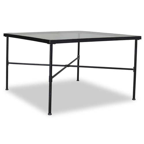 Sunset West Provence 44" Iron Square Dining Table | AuthenTEAK