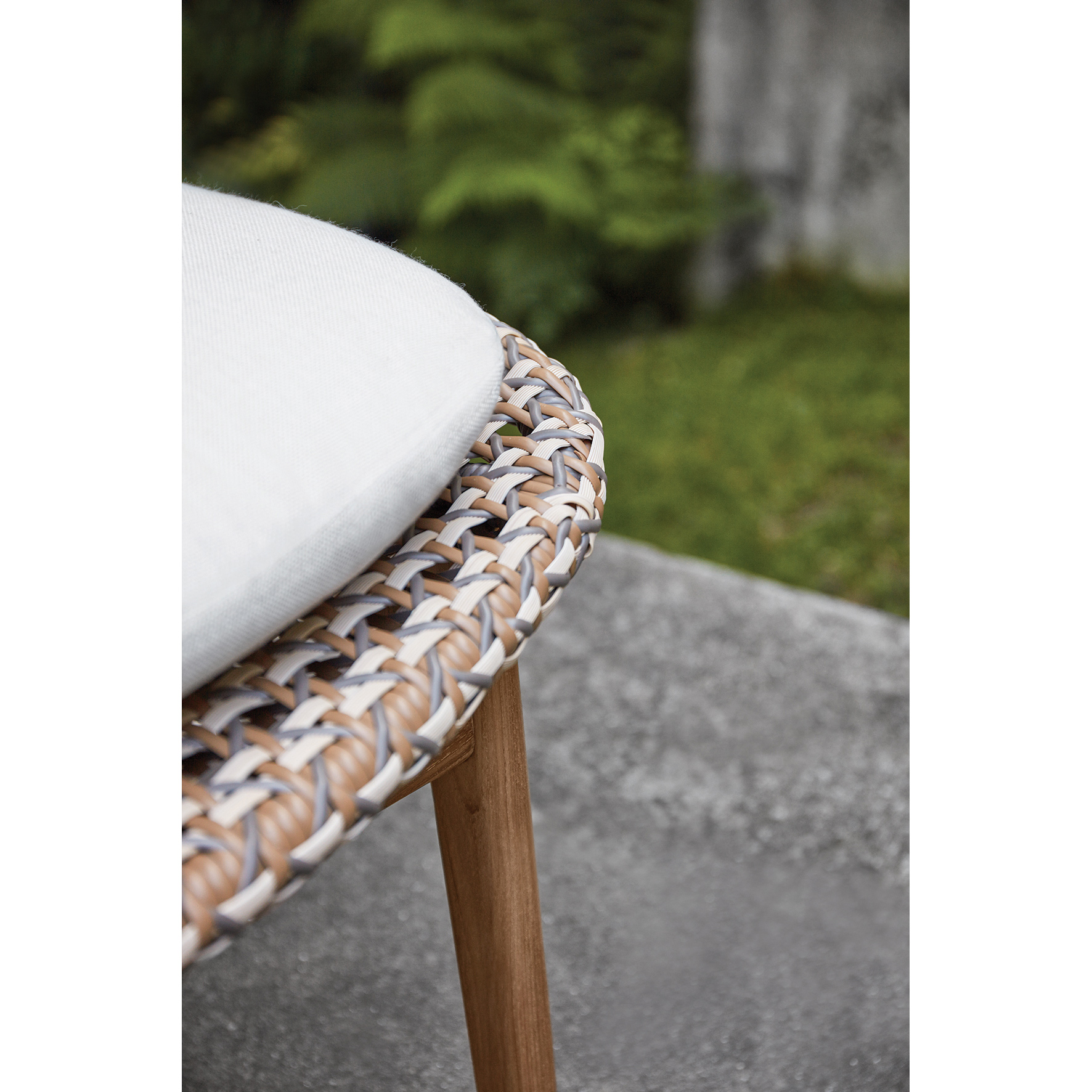 Gloster Kay Teak Ottoman | AuthenTEAK