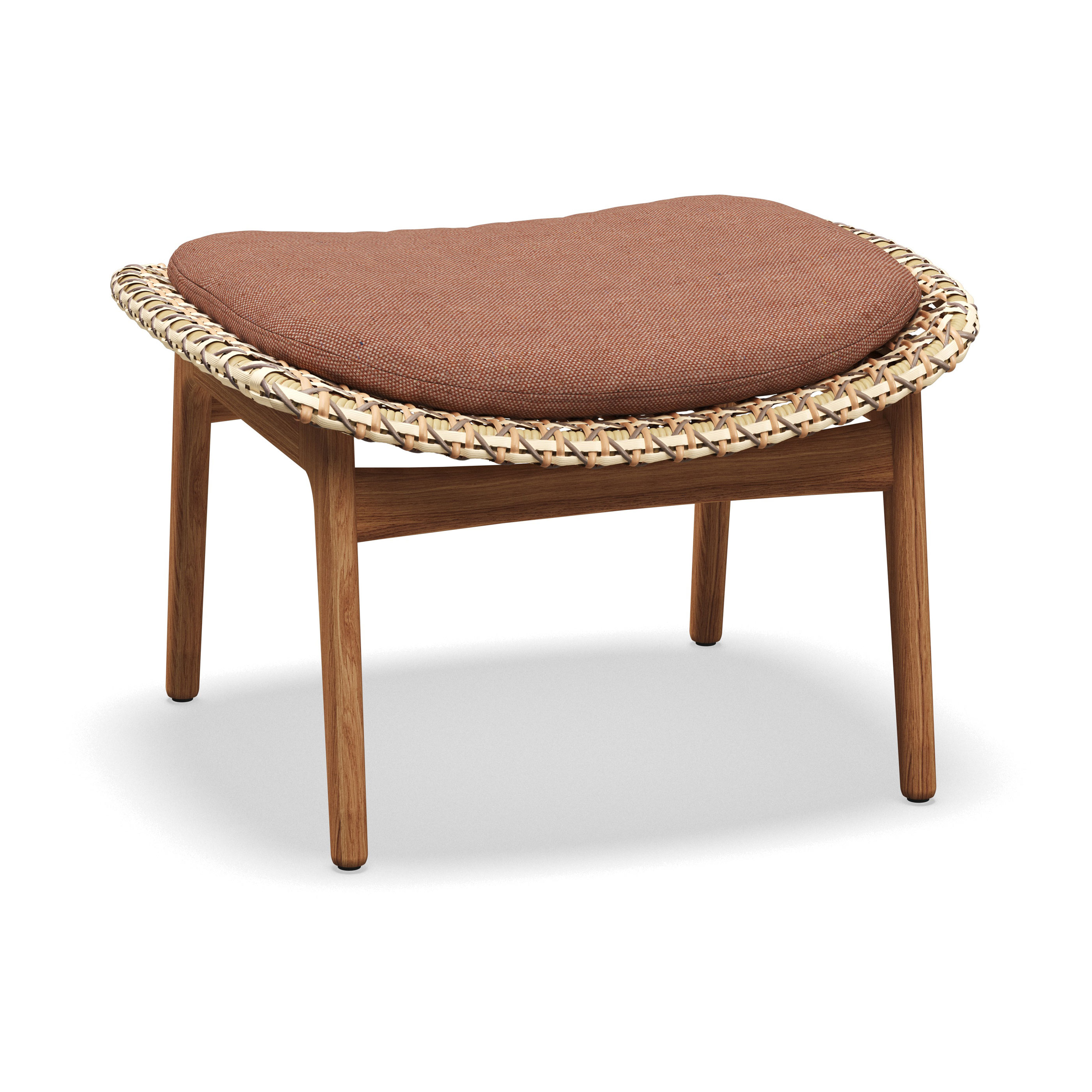 Gloster Kay Teak Ottoman | AuthenTEAK