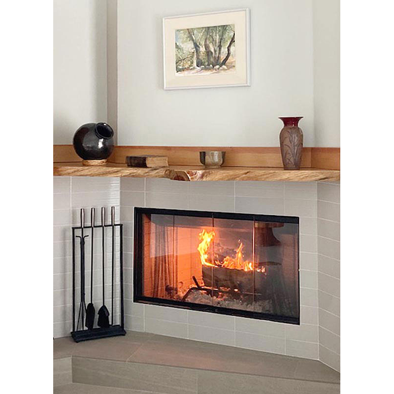Pilgrim Soldiered Row Modern Fireplace Tool Set | AuthenTEAK