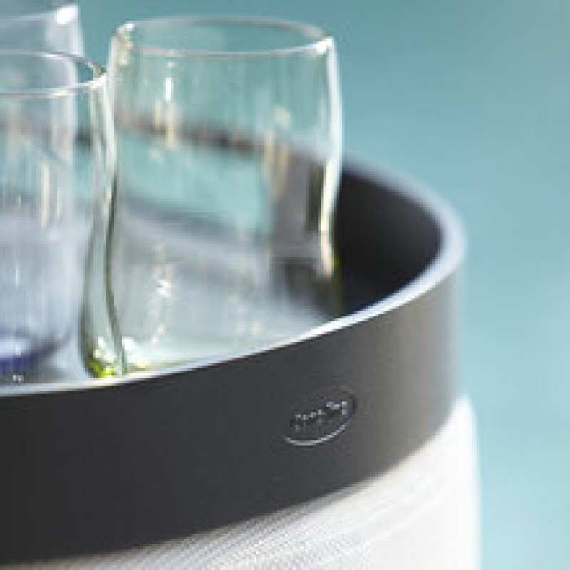 Cane-line Round Club Tray | AuthenTEAK