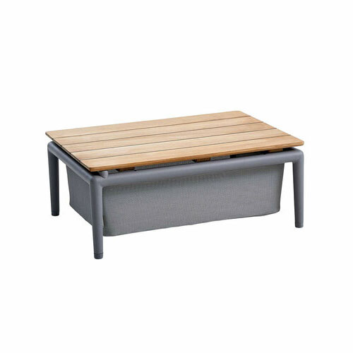 Cane-line Conic 30" Aluminum Rectangular Modular Box Table | AuthenTEAK