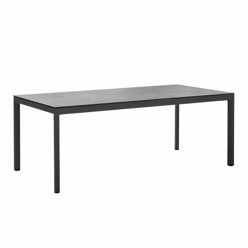 Cane-line Drop 79" Aluminum Rectangular Dining Table | AuthenTEAK