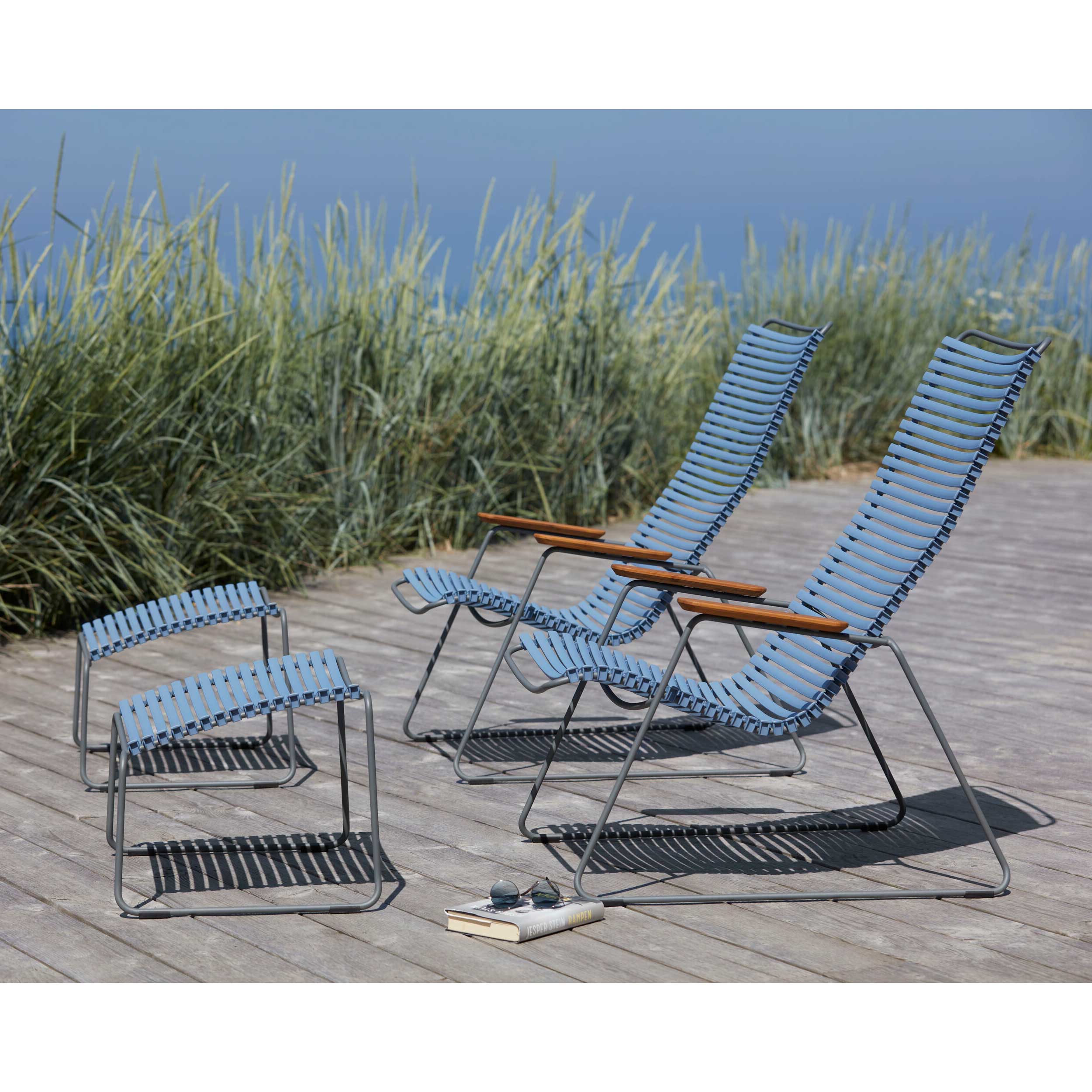 Houe Click Steel Lounge Chair | AuthenTEAK