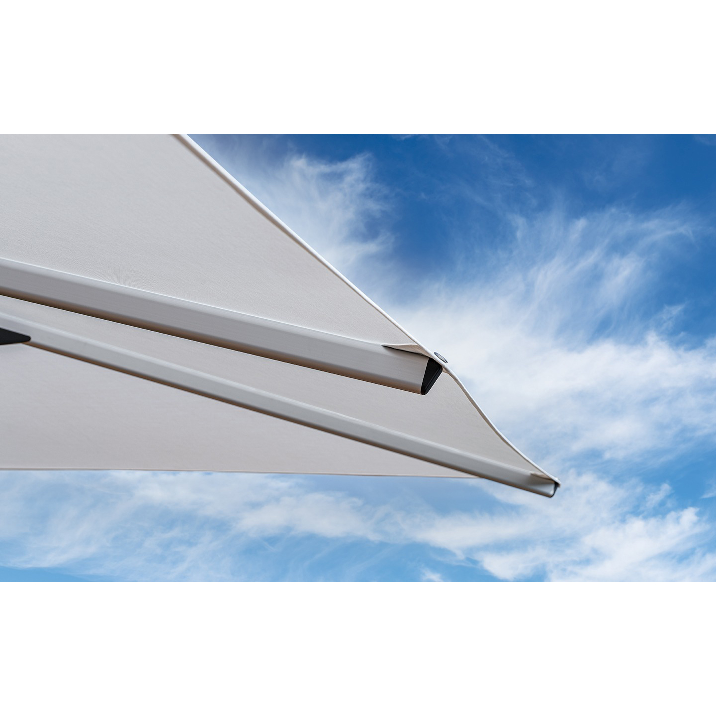 Shademaker Astral 16'4" Square Aluminum Commercial Market Patio ...