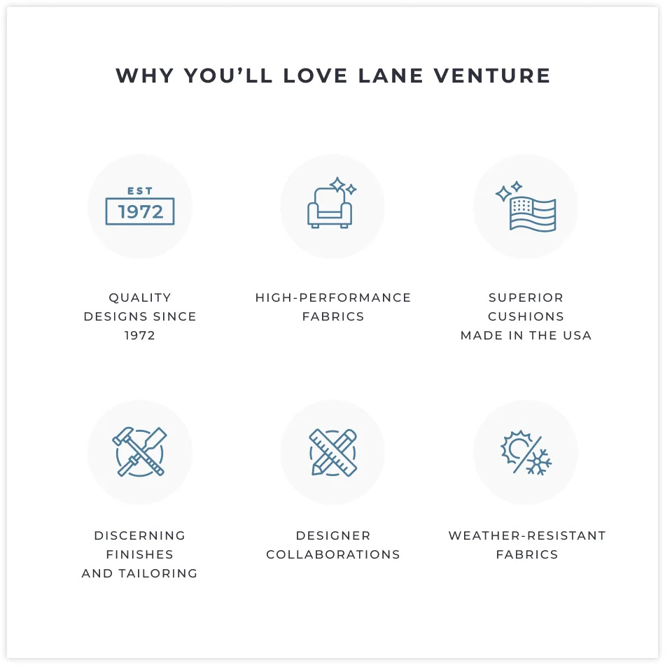 Lane Venture Mimi Aluminum Ottoman | AuthenTEAK