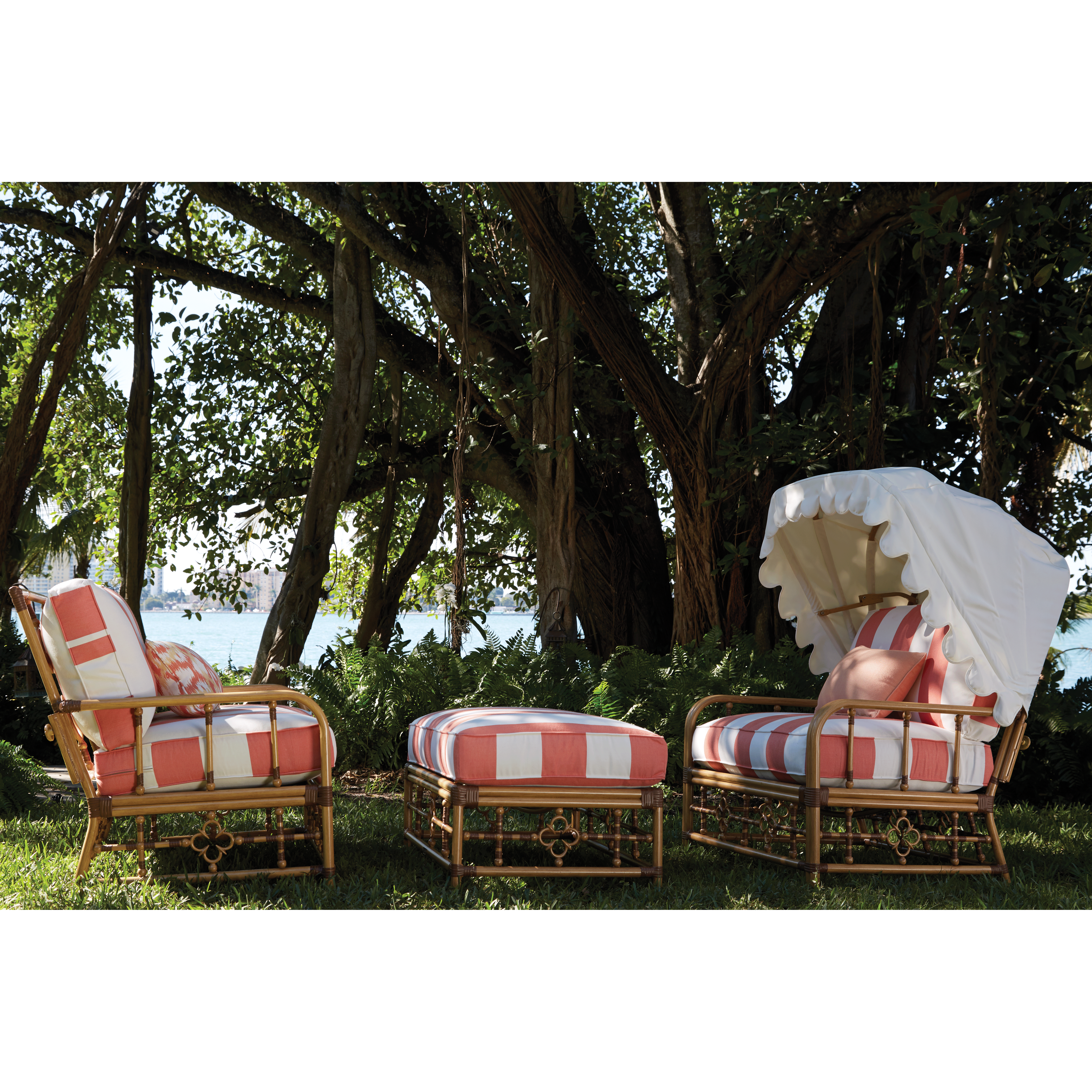 Lane Venture Mimi Aluminum Cuddle Lounge Chair | AuthenTEAK