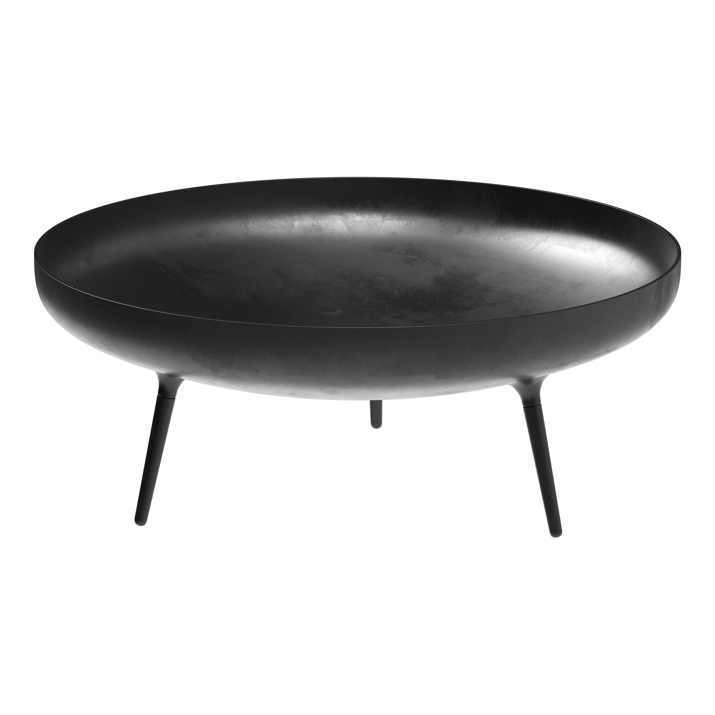 Gloster Deco 35" Round Steel Wood Burning Fire Bowl | AuthenTEAK