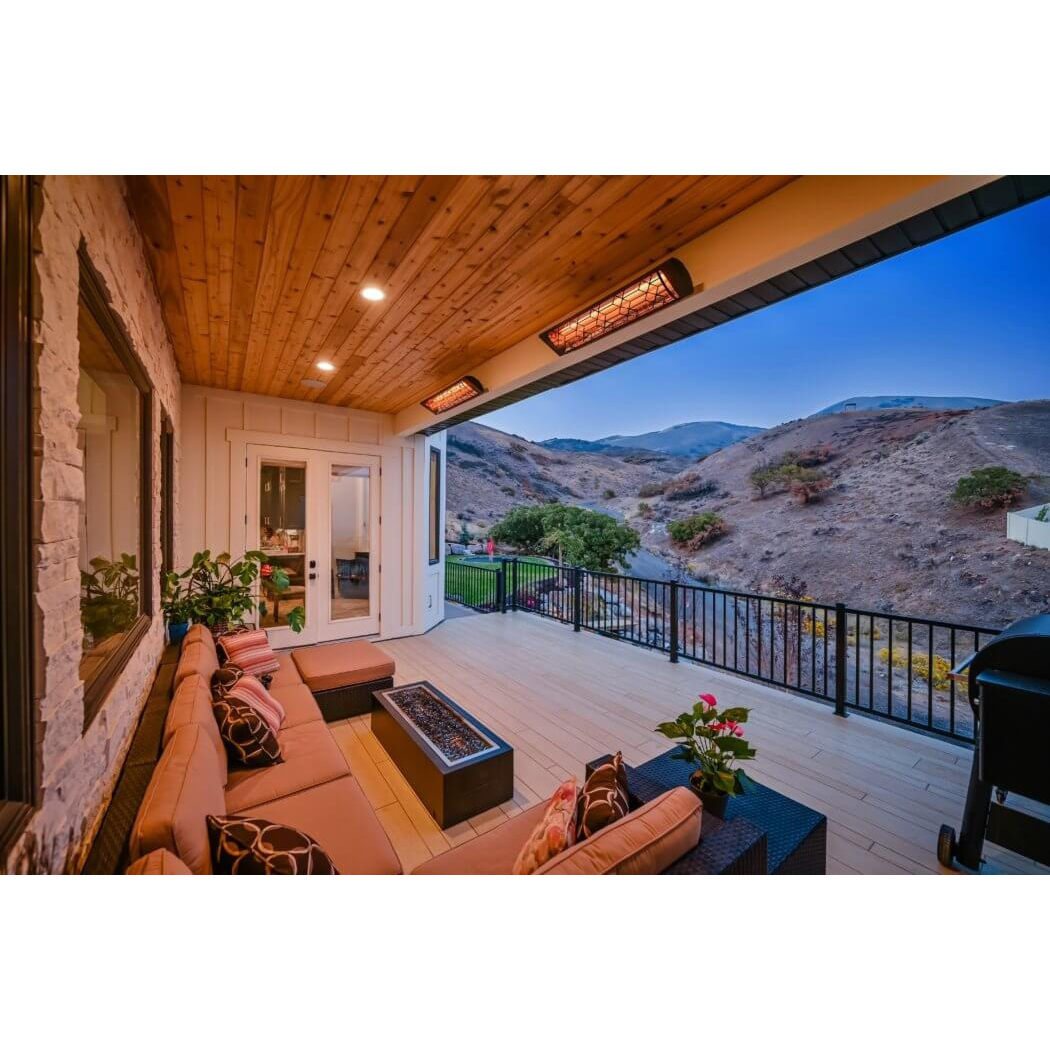 Infratech Motif C-Series 61" Single Element Wall Mount Electric Patio ...