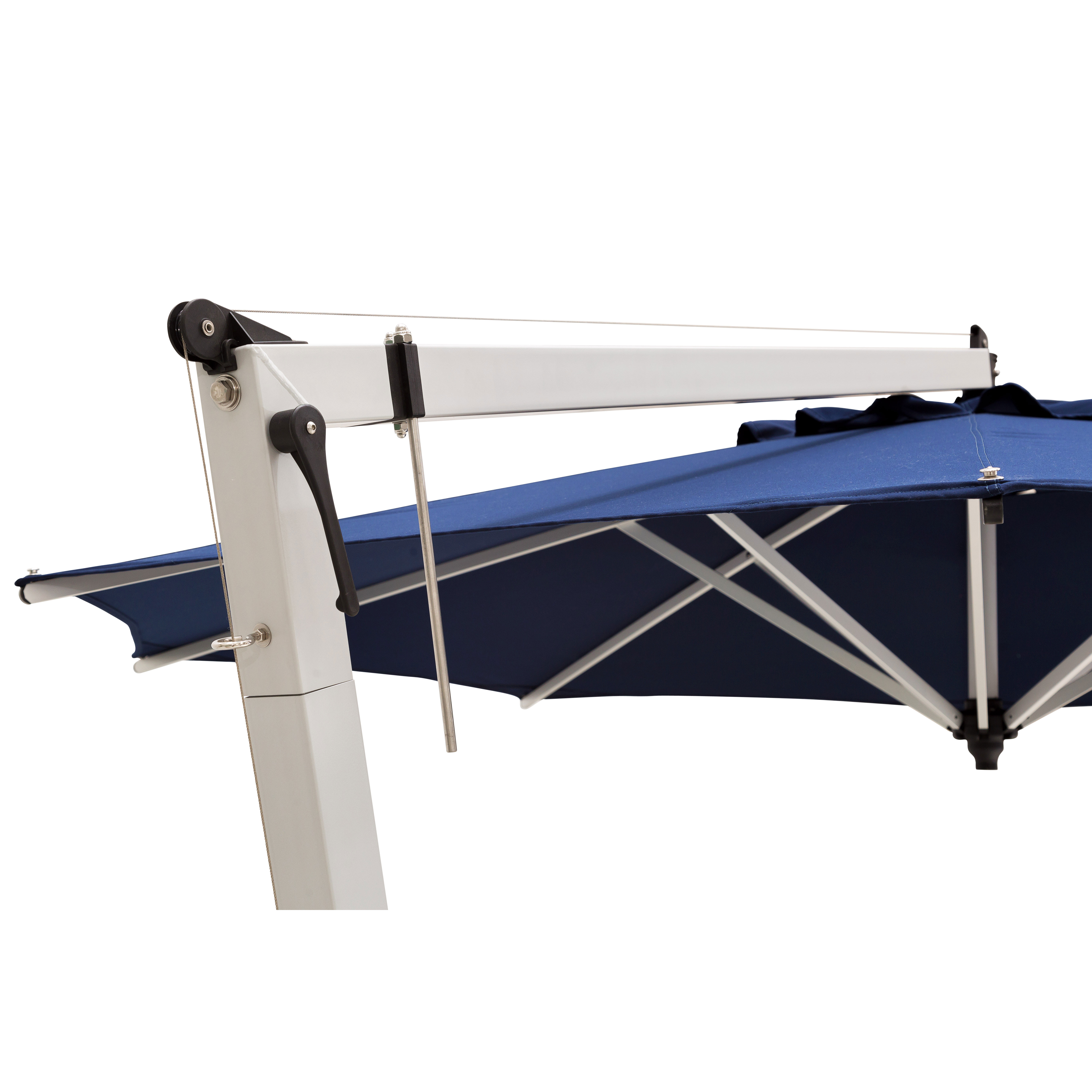 Woodline Shade Solutions Picollo 10.5' Octagonal Aluminum Cantilever ...
