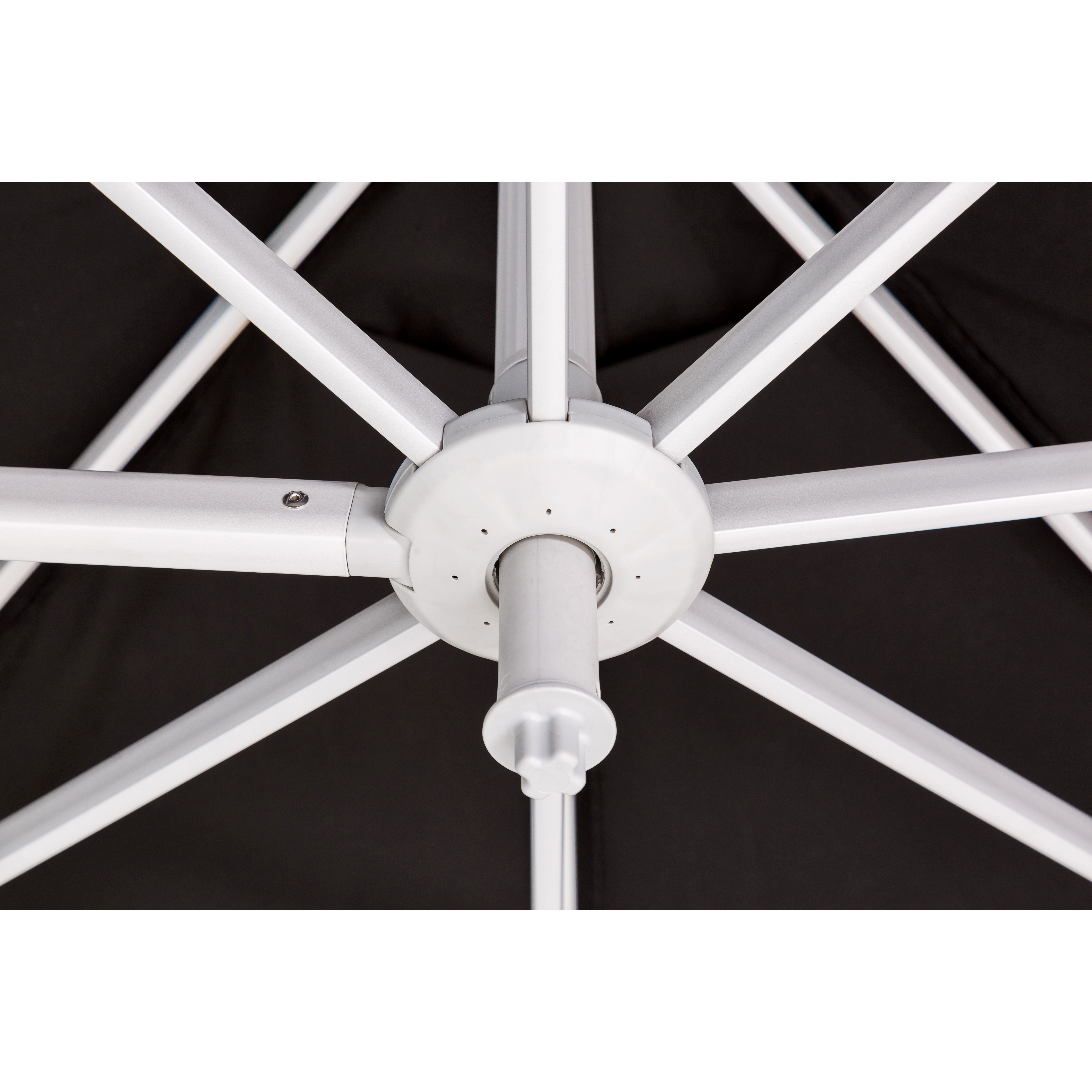 Woodline Shade Solutions Pavone 10' x 13' Rotational Rectangular Aluminum Cantilever Patio ...