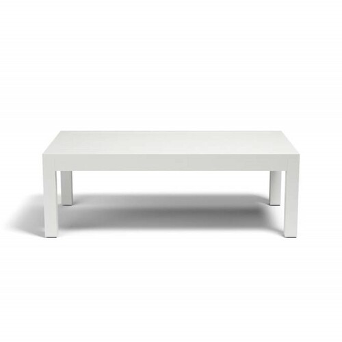 Sunset West Naples 50" Aluminum Rectangular Coffee Table | AuthenTEAK