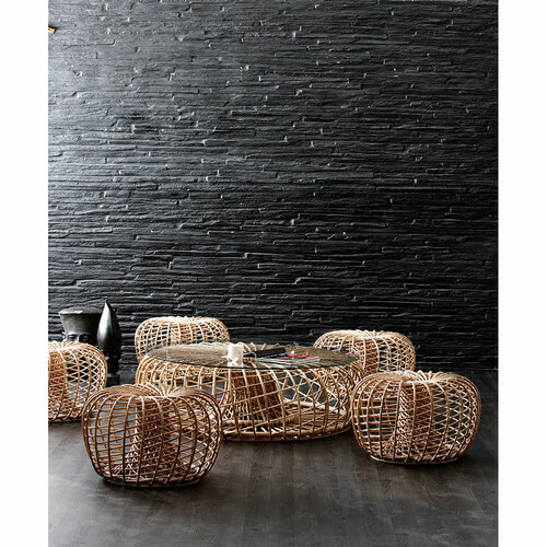 Cane-line Nest Large Footstool/Coffee Table | AuthenTEAK