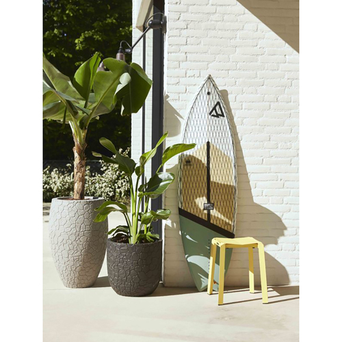 Capi Nature Elegant Vase Clay Planter - Ivory | AuthenTEAK