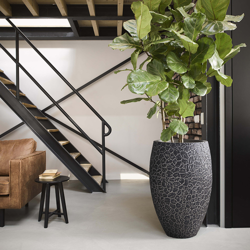 Capi Nature Elegant Vase Clay Planter - Ivory | AuthenTEAK