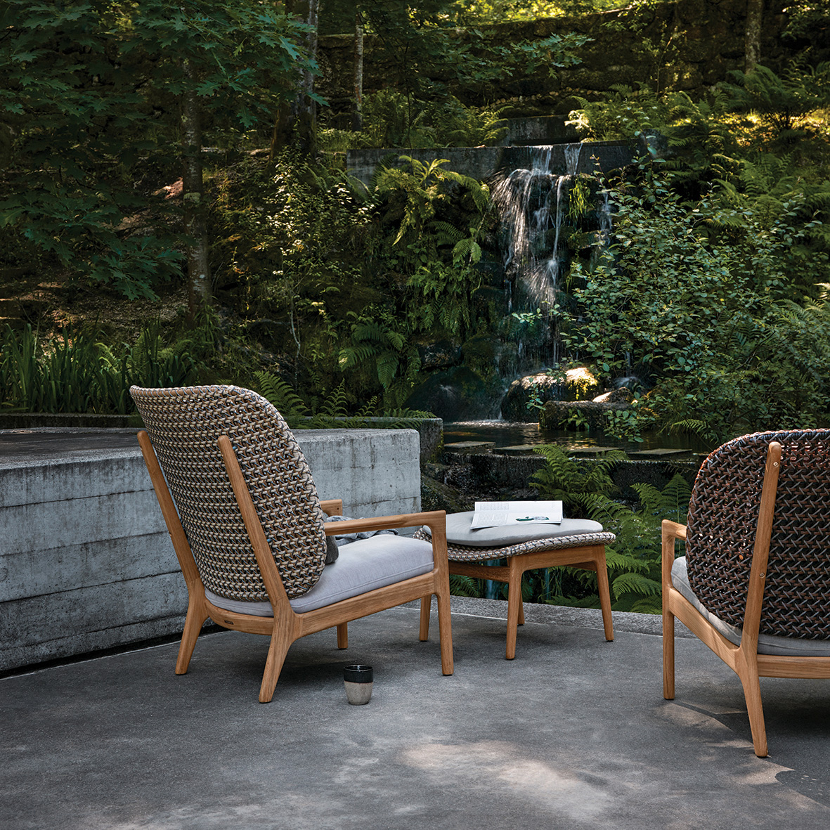 Gloster Kay Teak Low Back Lounge Chair | AuthenTEAK