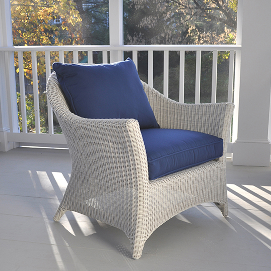 Kingsley Bate Cape Cod Woven Lounge Chair | AuthenTEAK
